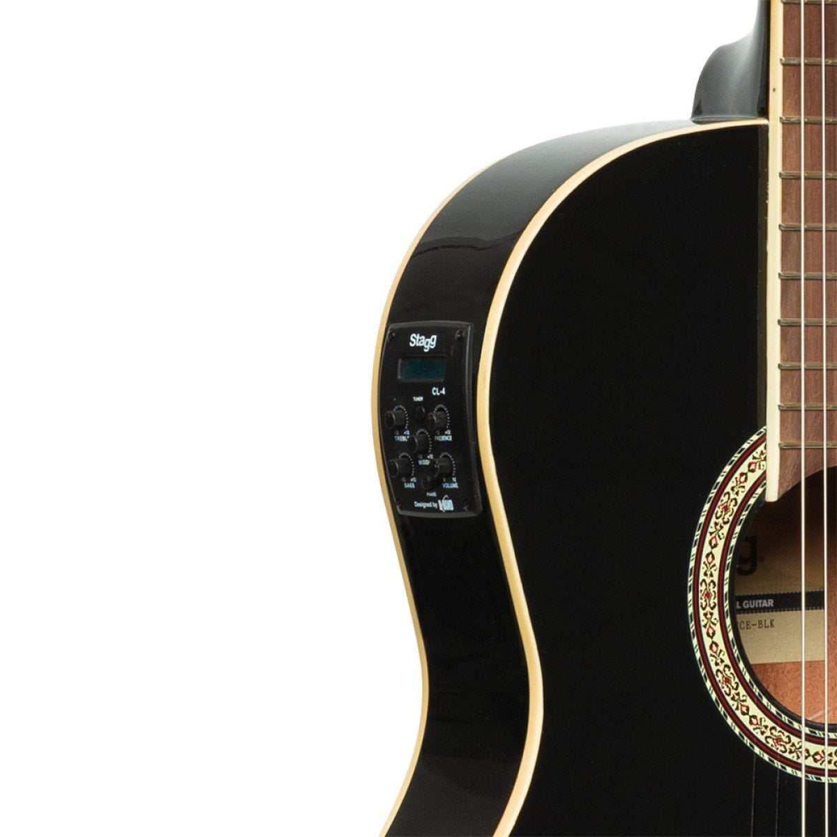 Stagg Thin Cutaway Acoustic Electric Classical Nepal | Ubuy