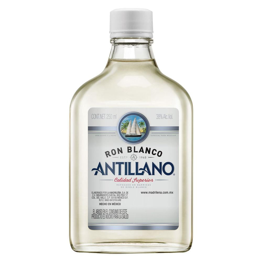 Pack de 4 Ron Antillano Blanco 250 ml | Walmart en línea