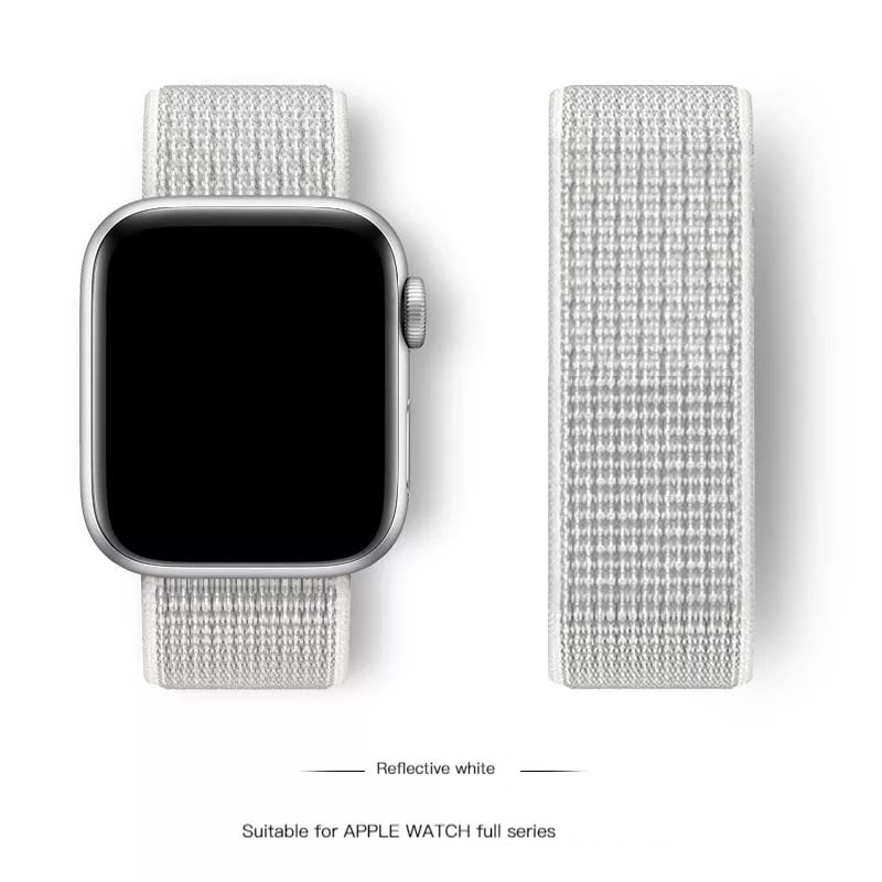 Correa de reloj de nailon con velcro para Apple Watch All Series, color ...