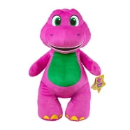 Fisher-Price Barney’s World Sensory Barney Plush Toy with Fidget Activity for Toddlers - Walmart.com