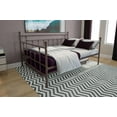 DHP Manila Heavy Duty Metal Daybed with Pull-Out Trundle, Twin/Full ...