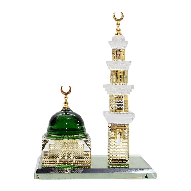 gufffrom Mosque Statue Decor Miniature Muslim Kaaba Islamic Figurine ...
