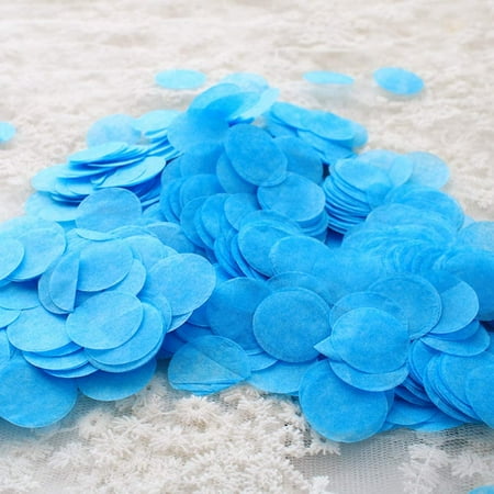 Blue Confetti 1 inch Tissue Paper Confetti Circles Filled Balloons or ...