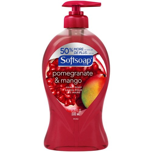 Softsoap Liquid Hand Soap Pump, Pomegranate and Mango - 11.25 oz ... Softsoap Liquid Hand Soap Pump, Pomegranate and Mango - 11.25 oz ...