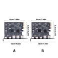 5 Port USB PCIE Expansion Card USB3.0 and TypeC Port 10Gbps for ...