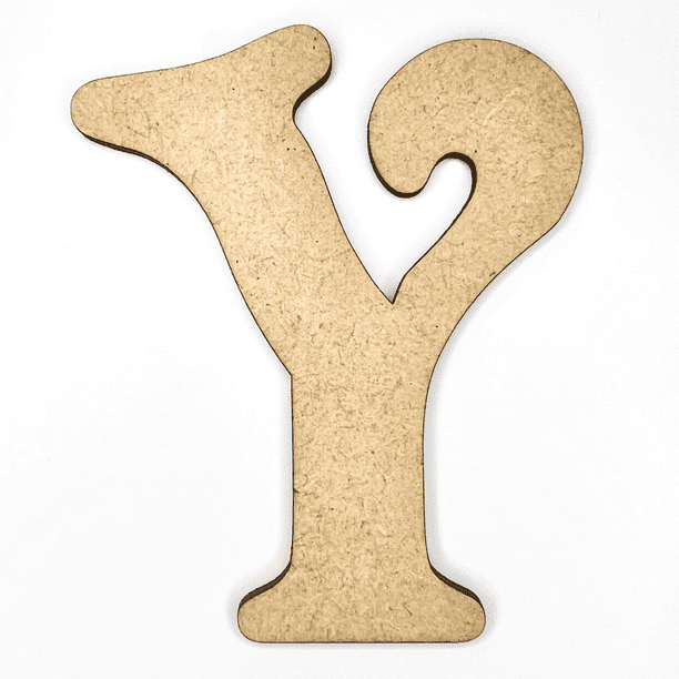 5" Tall MDF Letter Y | 1/4" Thick | Krafty Supply Letters | Beltorian ...