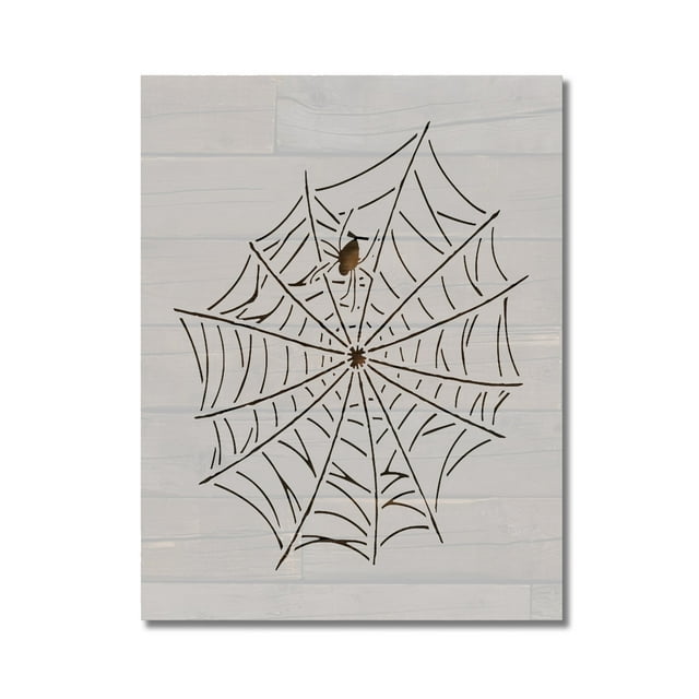 Halloween Spider Web Stencil Template Reusable 8.5 x 11 Inches for ...
