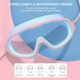 HHGBAD Swim Goggles, Anti-Fog, Waterproof, UV Protection, Soft Silicone ...
