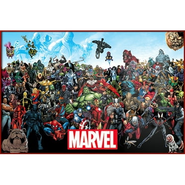 Marvel Comics - Avengers - Minimalist Grid Wall Poster, 22.375" x 34 ...