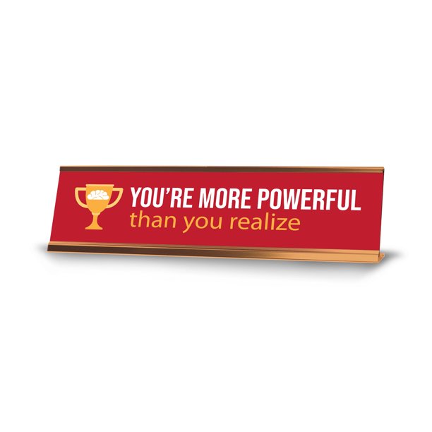 Signs ByLITA You’re More Powerful Than You Realize, Rose Gold Frame ...