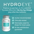 HydroEye Dry Eye Supplement - Clinically Tested Formula with GLA, EPA ...