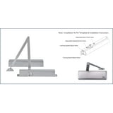 Heavy Duty/UL Listed Commercial Automatic Door Closer, Cast Aluminium ...