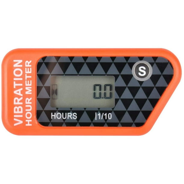 Lonbiaci Digital Self Powered Wireless Hour Meter,Vibration Activated ...