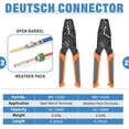 Deutsch Terminal Crimp Tool Kit, Close Barrel and Open Barrel Crimper ...