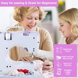 Electric Mini Sewing Machine for Beginners, Adults, Kids with 12 ...