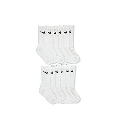 NIKE Young Athletes Kids Crew Cut Socks (6 Pairs),7C-10C Shoe/ 4-5 Sock ...