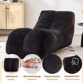 59'' Yoga Chairs for Adults, Ergonomic Chaise Lounge Chair Indoor ...