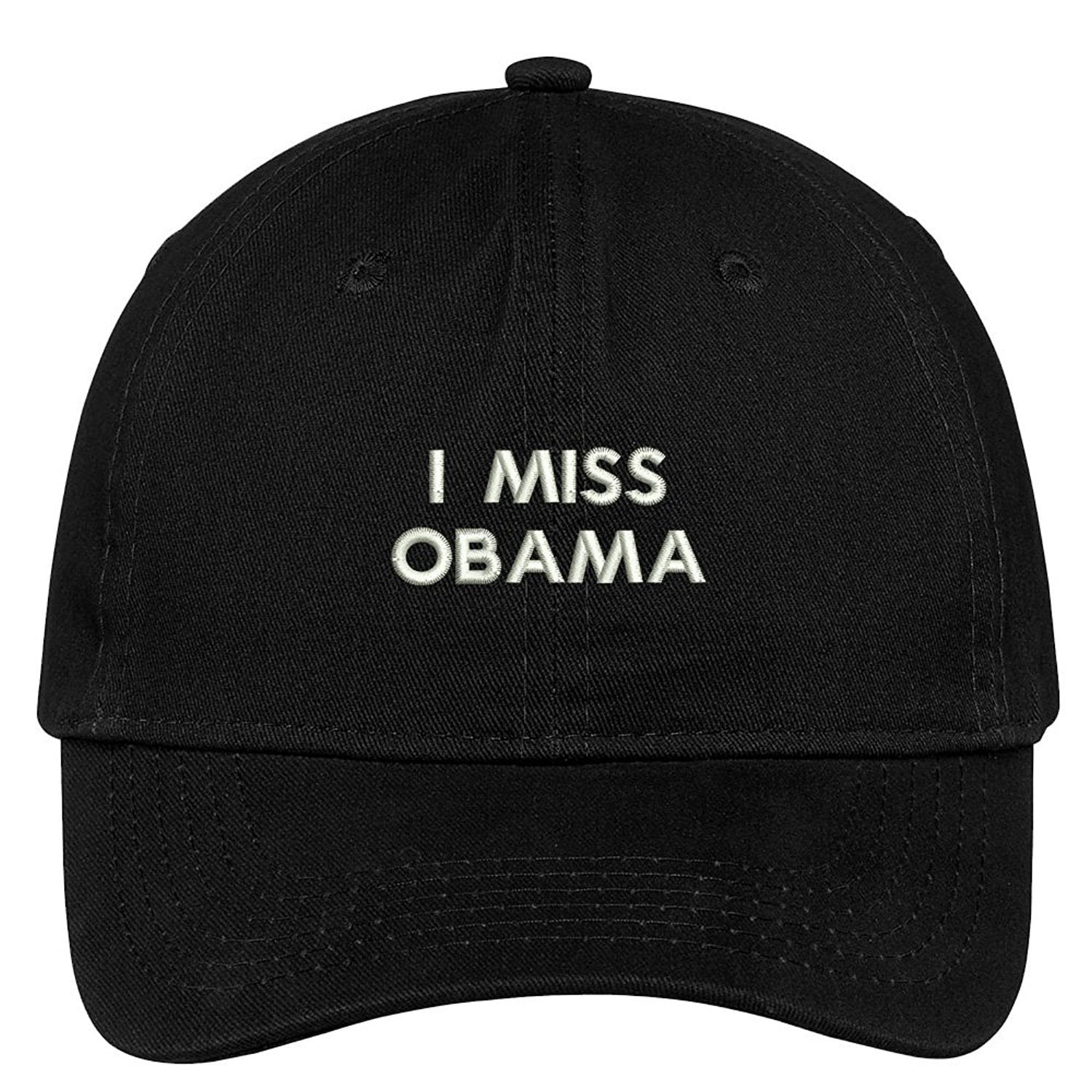Trendy Apparel Shop I Miss Obama Embroidered Brushed Cotton Dad Hat Cap ...
