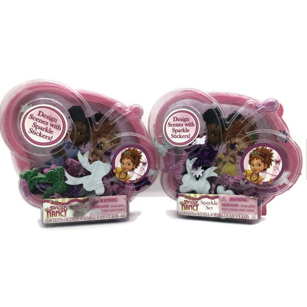 Fancy Nancy, Tara (LOT OF 2) Sticker Set~6 Scenes 40 Sparkle Foam ...