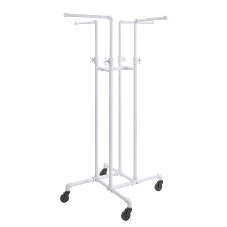 Clothing Rack Econoco - Heavy Duty Pipeline Adjustable, 4 Way Rack ...