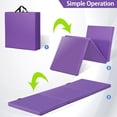 6' x 2' Tri-Fold Portable Folding Exercise Gym Mat Extra Thick ...