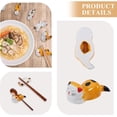 1Set 6Pcs 6 Styles Cat Ceramic Chopsticks Stand Chopsticks Rest Mixed ...