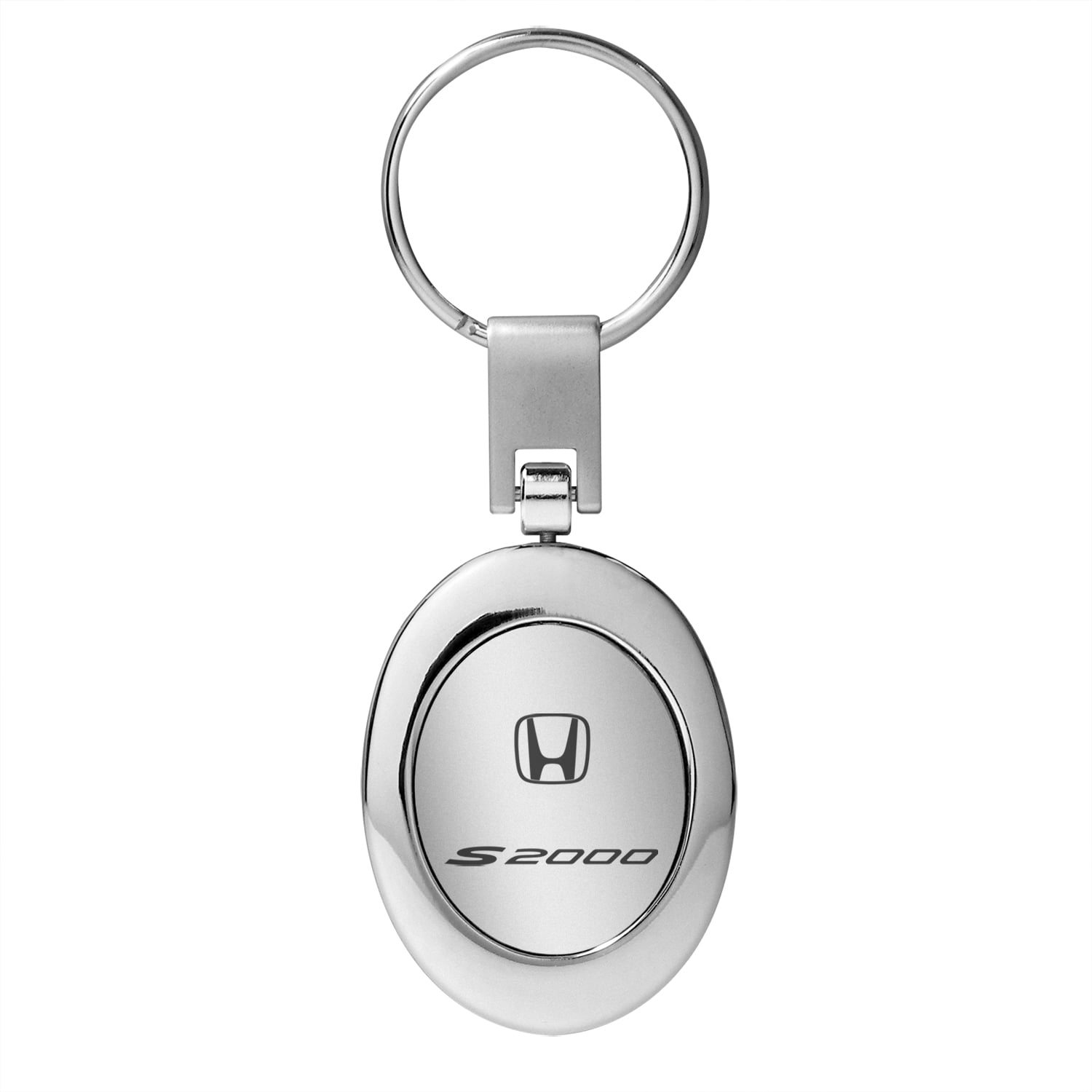 Honda S2000 Chrome Oval Metal Key Chain Keychain - Walmart.com