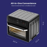 Chefman Air Fryer Toaster Oven Combo with Probe Thermometer, 12-In-1 ...