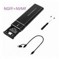 M2 Ssd Enclosure Nvme Usb3. External Storage Hdd Case 10Gbps Pcie Ssd ...