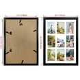 2 Set 4x6 Multiple Openings Collage Picture Frames, Versatile Black ...
