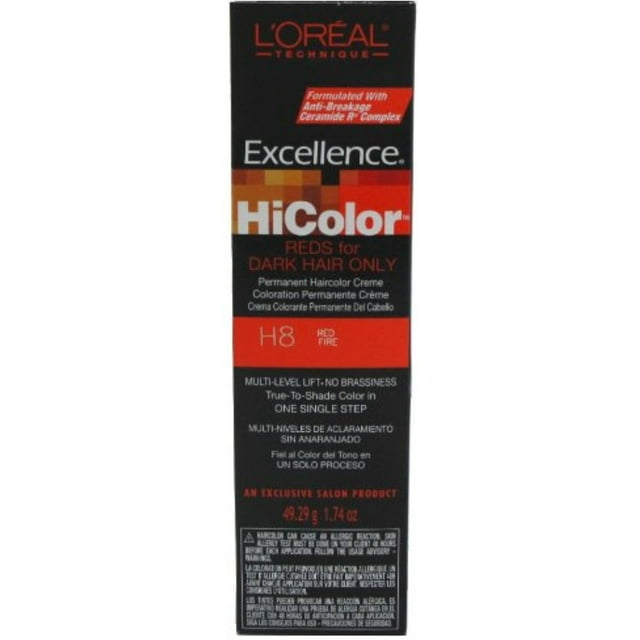 L'Oreal Excellence HiColor Red Fire, 1.74 oz (Pack of 6) - Walmart.com