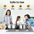4-Burner Electric Ceramic Cooktop, 3000W with Touch Control, LED ...