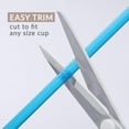 Cupture Reusable Color Straws Set, 12-Piece with Free Brush - Walmart.com