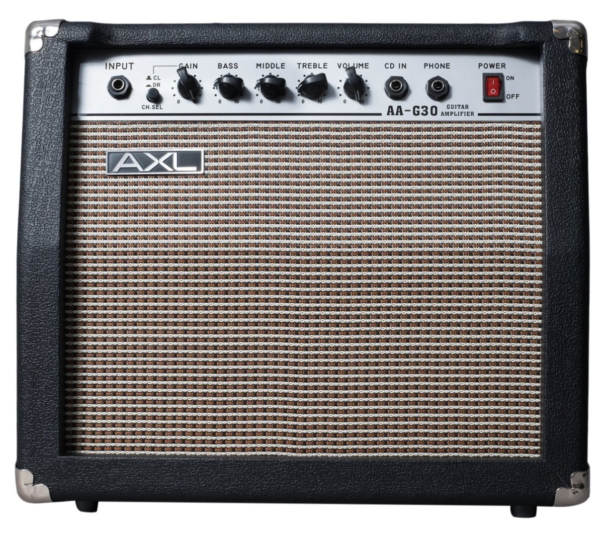 AXL Model AA-G30 Guitar Amplifier, 30 Watts with 8" Speaker with ...