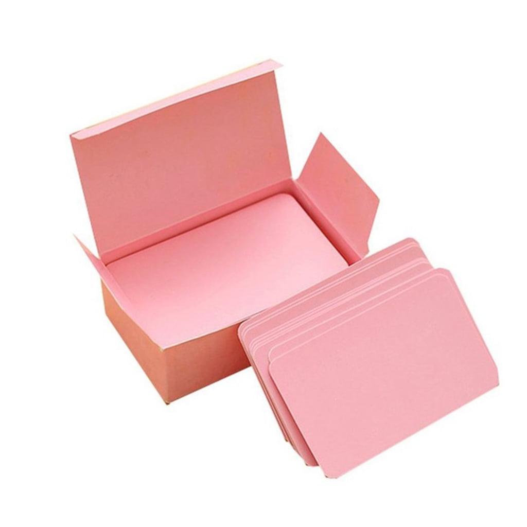 100PC Small Blank Paper Message Note Business Cards Double-Sided for ...