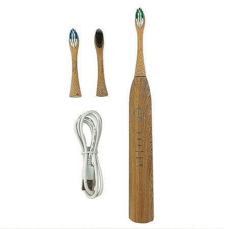Bamboo Electric Toothbrushes Nylon Bristles- Biodegradable Natural Eco ...