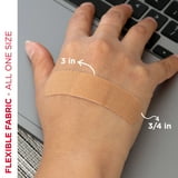 Band-Aid Adhesive Bandages, Flexible Fabric, All One Size 1" X 3" , 100 ...