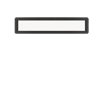 "72""x12"" Double Pane Transom Window, Black Vinyl Front, White Back ...