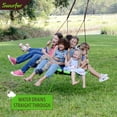 Swurfer Orbit 40" Tree Swing, Cool Feel Mesh Padded Saucer Swing Holds ...