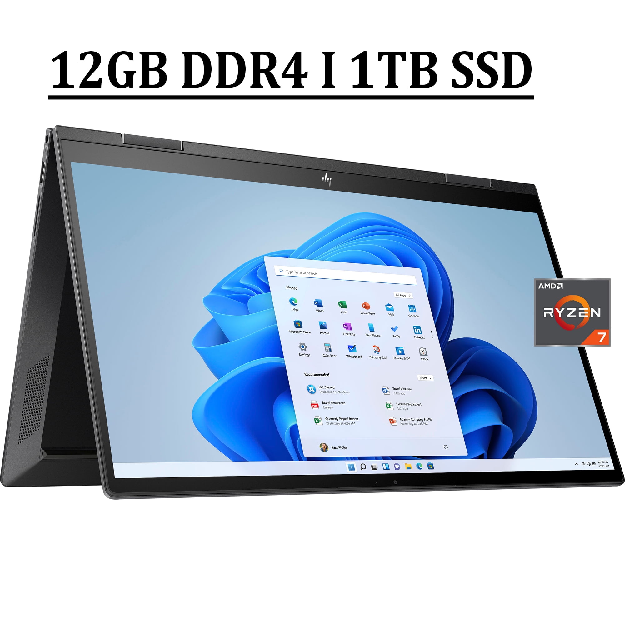 HP Envy x360 15 2-in-1 Business Laptop 15.6" Diagonal FHD IPS 100% sRGB ...