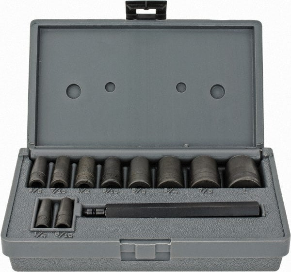 Lang 11 Piece, 1/4 to 1", Hollow Punch Set - Walmart.com