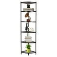 tonchean 6-Tier Carbon Steel Kitchen Corner Shelf Rack Free Standing ...