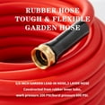 Garden Hose 20 ft x 5/8" Hot Water Hose, -50?F to 190?F,Burst 600Psi ...