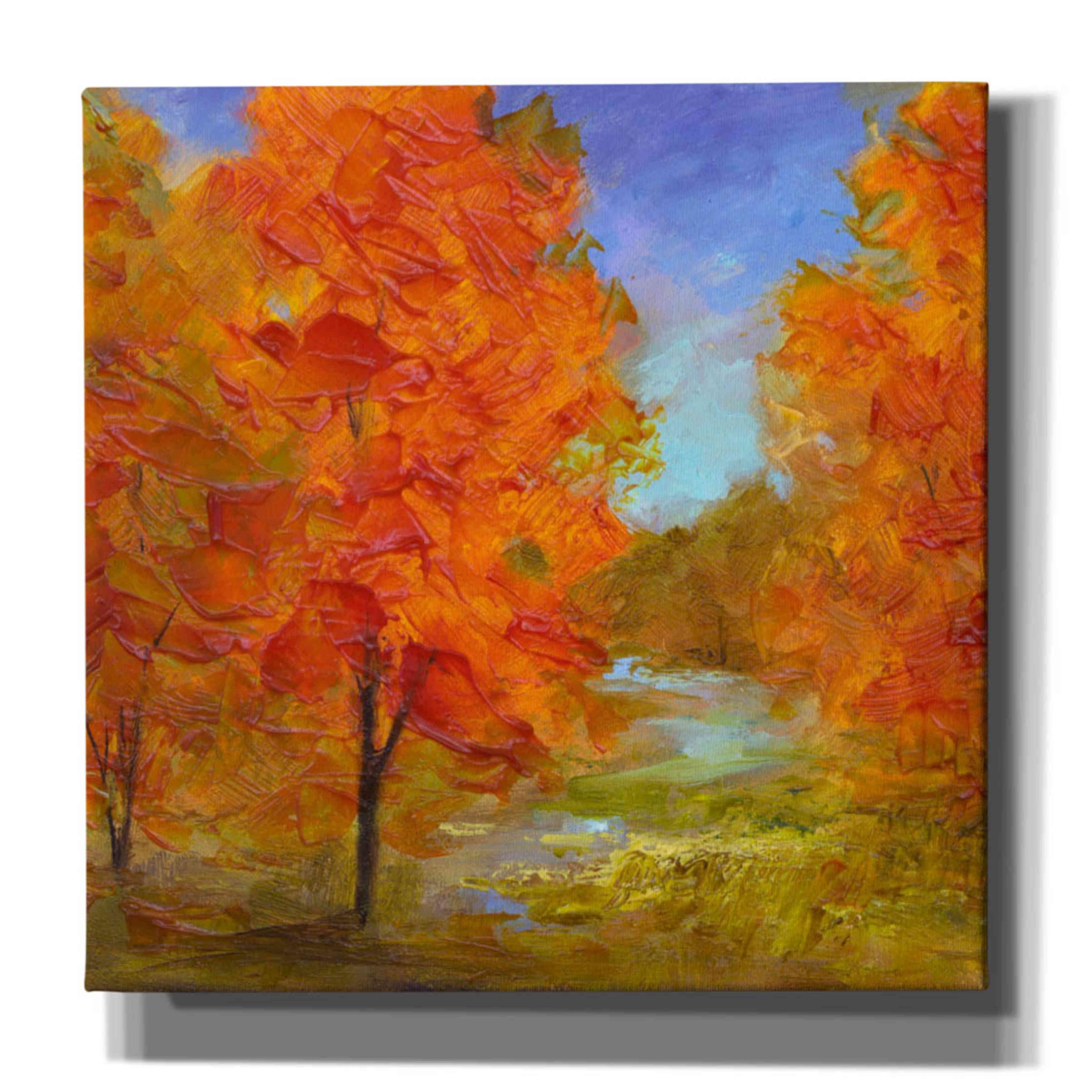 Epic Graffiti 'Burst of Autumn Color' by Sheila Finch, Canvas Wall Art ...