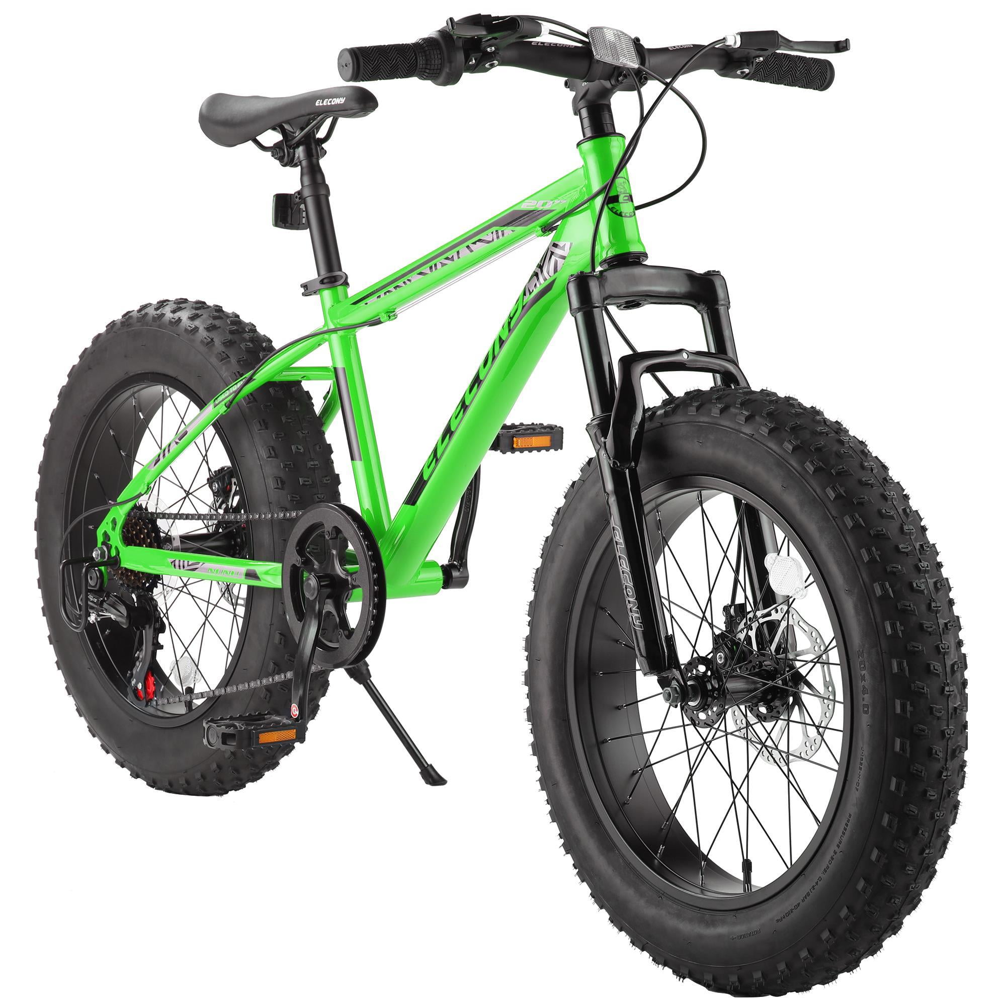 UBesGoo 20 Inch Fat Tire Bike, Full Shimano 7 Speed Mountain Bike with ...