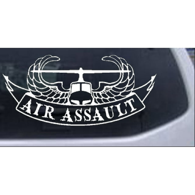 Us Army Airborne Air Assault With Banner Car Or Truck Window Laptop