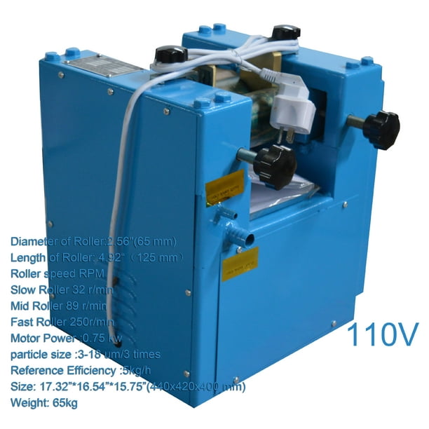 INTSUPERMAI Laboratory Three Roller Mill for Milling Paint Ink ...