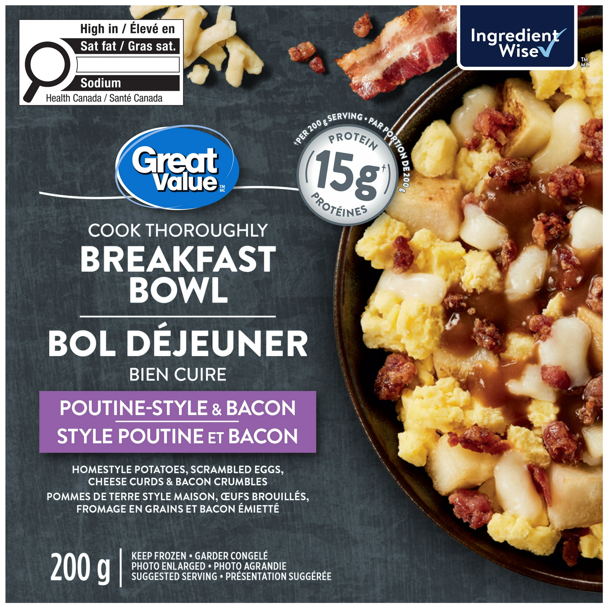 Click here for Great Value Poutine-Style And Bacon Breakfast Bowl... prices