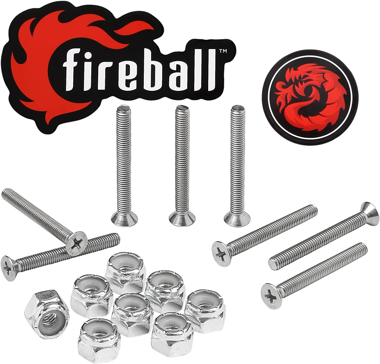 Fireball Dragon Hardware, Flat Phillips, 3.0" - Walmart.com