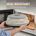 1pc Microwave Splash Guard with Expandable Heating Cover, Foldable ...